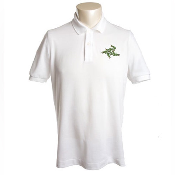 Lacoste | Shirts | Lacoste X Campana Brothers White Polo Alligator Shirt Size 7 Xl Extra Large ...